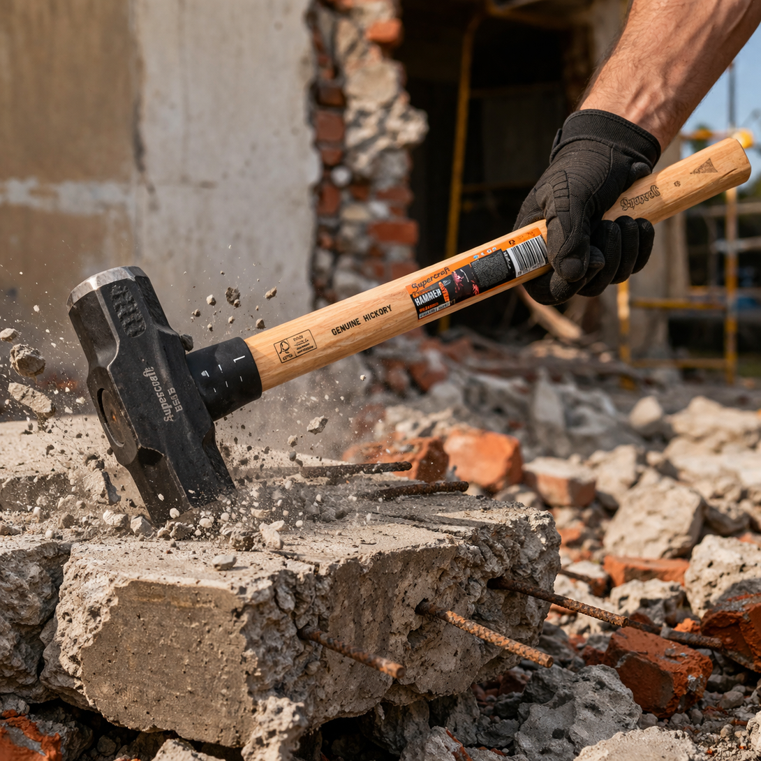 2 x Supercraft - 1.8kg (4lb) Demo Sledge Hammer – Professional Compact
