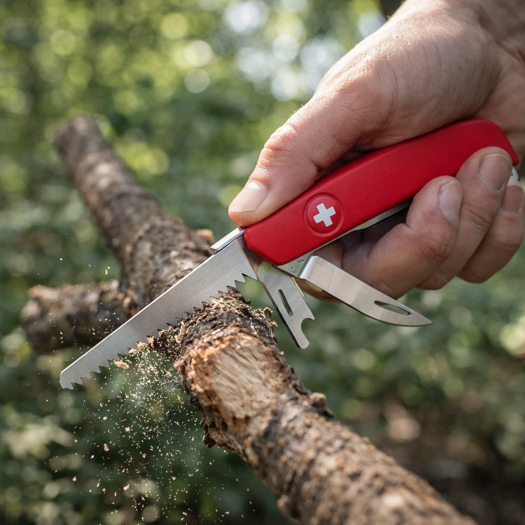 FELCO 506 - Swiss Pocket Knife - 10 Functions with Phillips Screwdrive