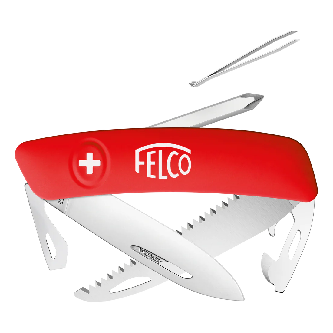 FELCO 506 - Swiss Pocket Knife - 10 Functions with Phillips Screwdrive