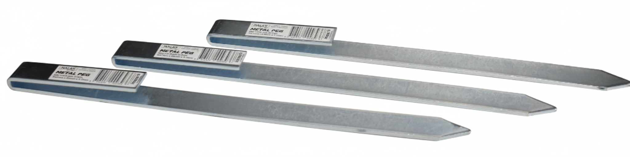 Steel Edging Pegs - 300mm - For Securing Metal Garden Borders
