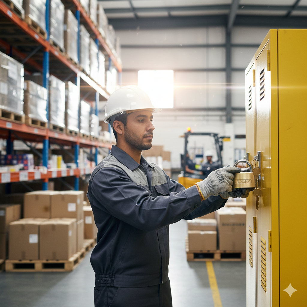 Security Padlock - 50mm Long Shackle - Solid Brass Body for Heavy-Duty