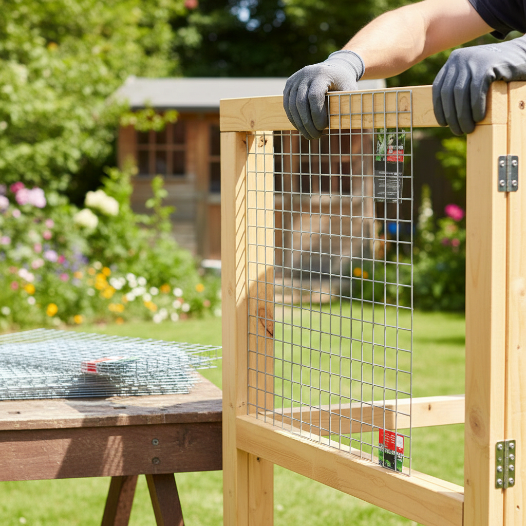 Rally Handy Weld Mesh Panel - 600mm x 900mm - 25mm Aperture for Cages