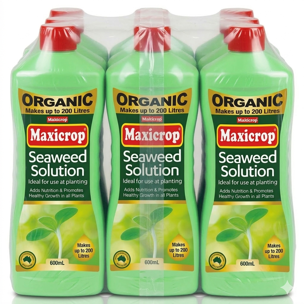 10 x Multicrop Maxicrop Organic Seaweed Solution Concentrate 600ml – N