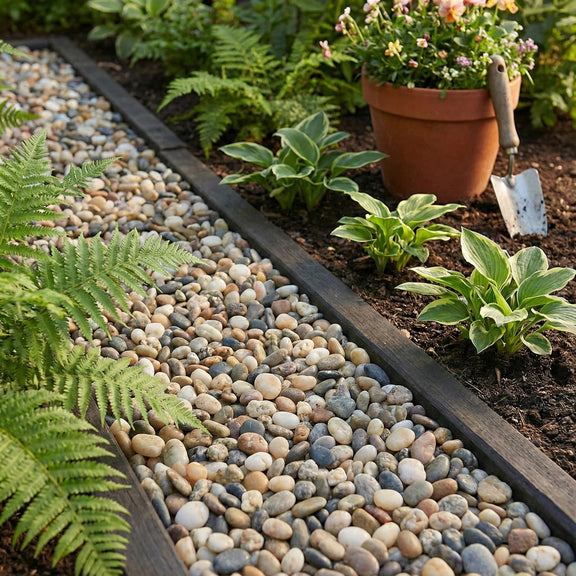 Decorative Garden Pebbles - 10kg Bag - 10-20mm Stones