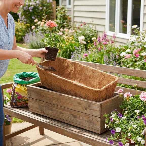 Window Box Moulded Liner - Pre-Formed Insert - Replacement Liner for S