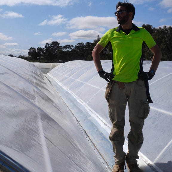 Multispan Gutters Galvanised Steel 3m | Greenhouse & Polytunnels