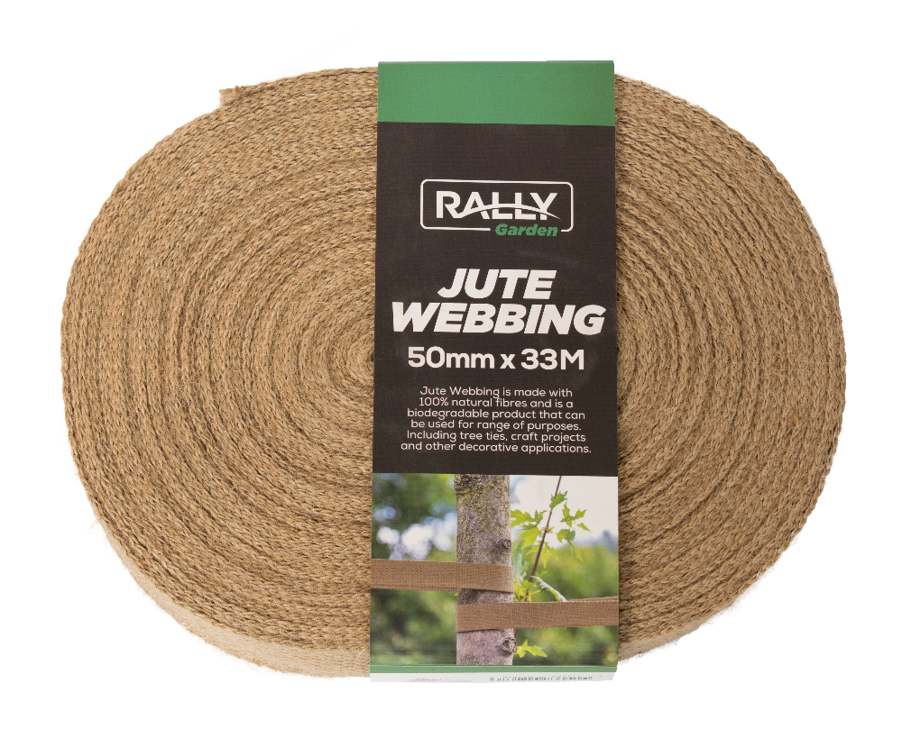 Rally Jute Tree Webbing - 50mm x 33m - Biodegradable Tree Tie & Uphols