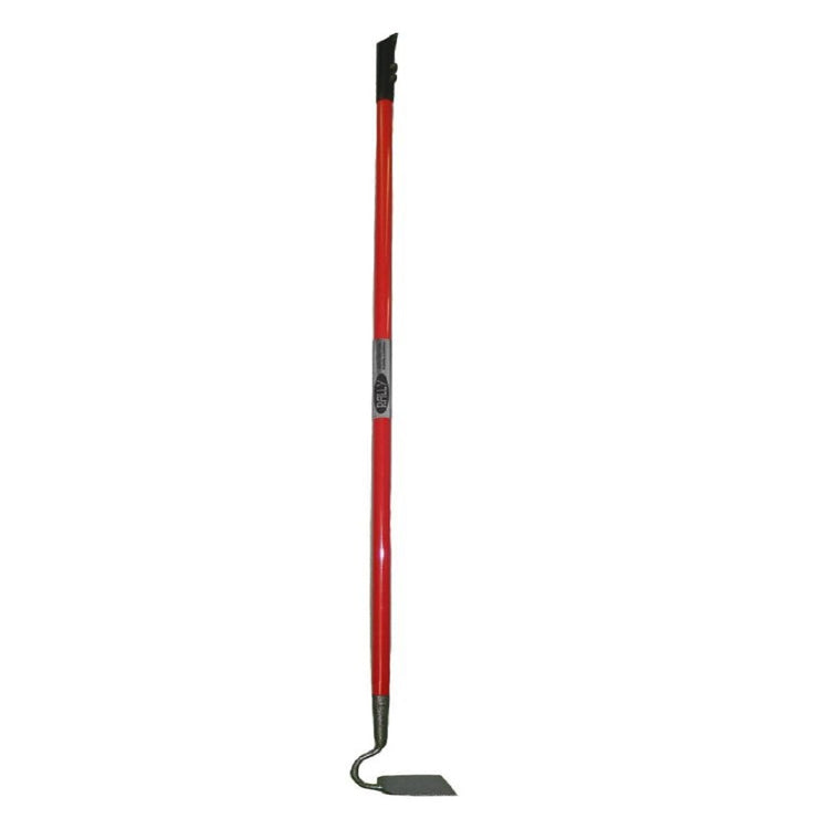 Garden Hoe - 1550mm Red Metal Handle - Heavy Duty Tool for Weeding & S
