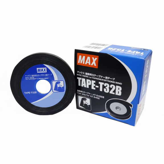 Max Heavy Duty Fibreglass Reinforced Tape - 9mm X 32m Black, 4.6x Stro