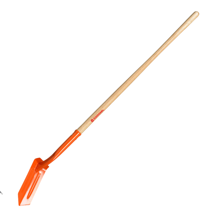 Corona Trench Clean Out Shovel - 48" Long Handle, 4" Narrow Blade - Er