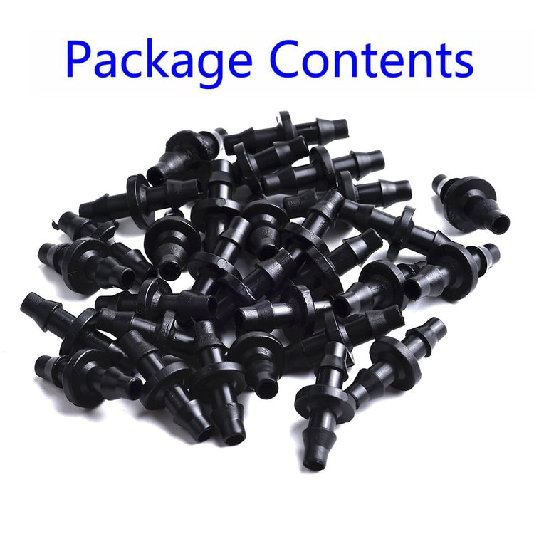 Barbed Connector - 1/4" | Drip Irrigation System Fittings