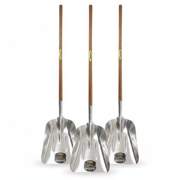 3 x Cyclone Grain Scoop Shovel - 155 cm | Garden Supplies