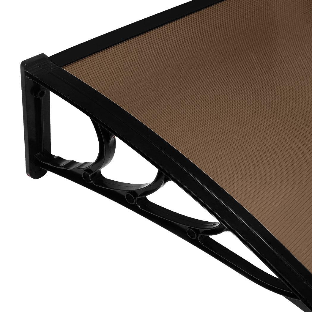 Mountview Window Door Awning Outdoor 1M X 6M Brown 1x6M