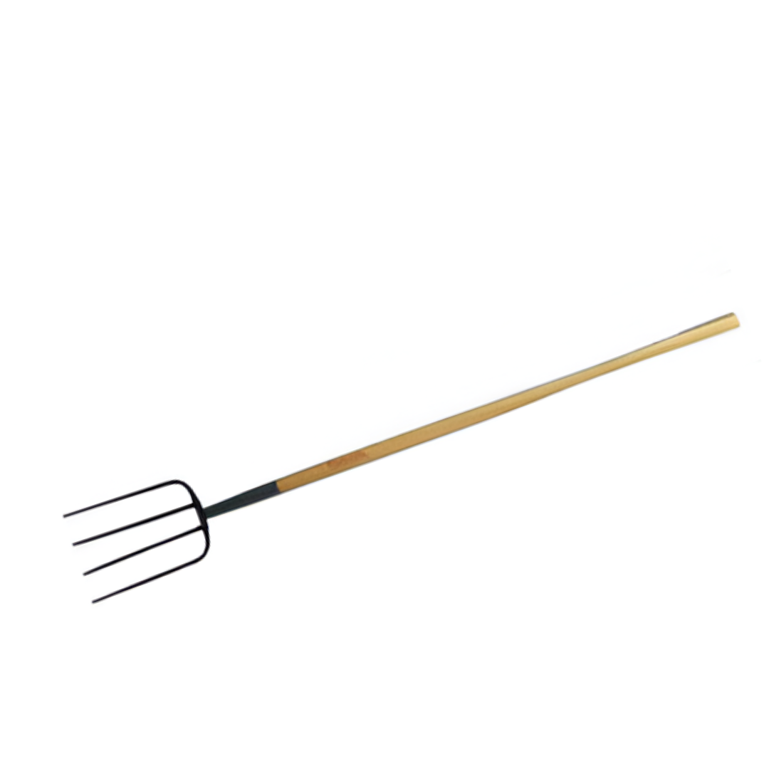 Corona Manure Fork – 4 Tine – Heavy-Duty Fork for Dense, Damp Material
