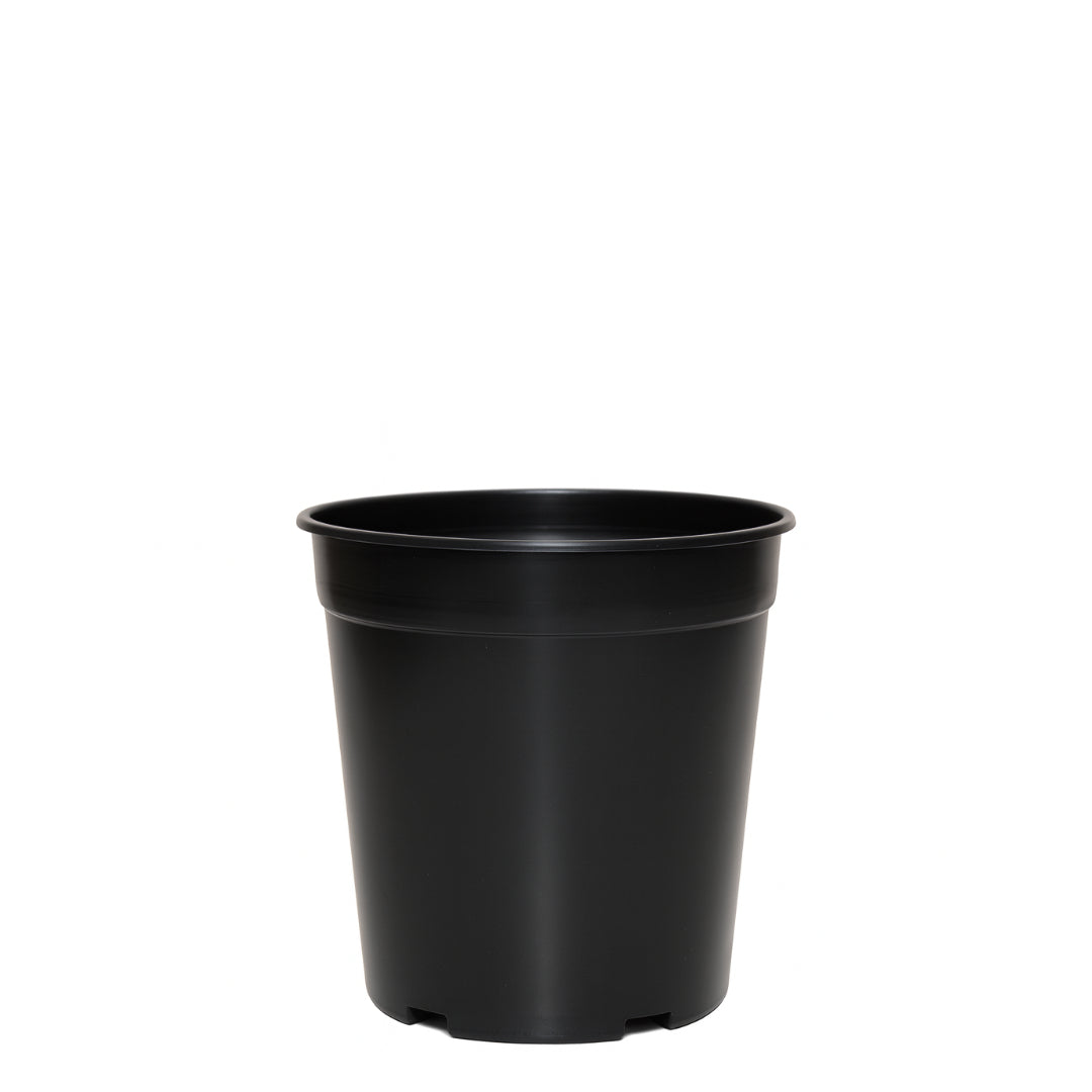 140mm STD BLACK POT - 2 Litre Volume - Growing On & Retail Display Pot